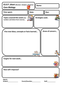 RAP sheets - KS4 science revision by wilko70 - UK Teaching Resources - TES