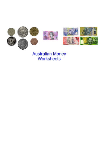 Australian Money | Teaching Resources