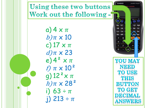 Calculator Starters | Teaching Resources