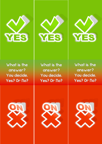 Yes / No flash cards | Teaching Resources