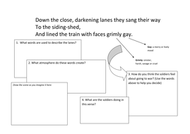 WWI Poetry Unit | Teaching Resources