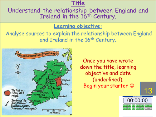 Ireland in the 16th Century | Teaching Resources