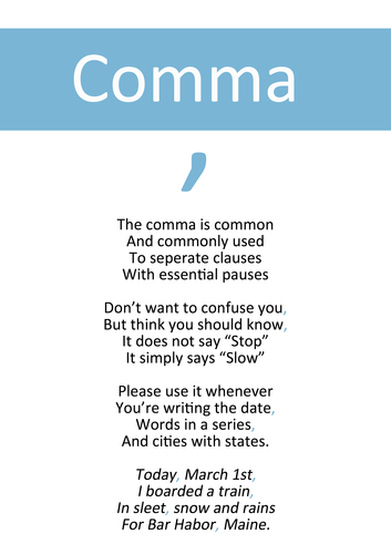 Punctuation Posters | Teaching Resources