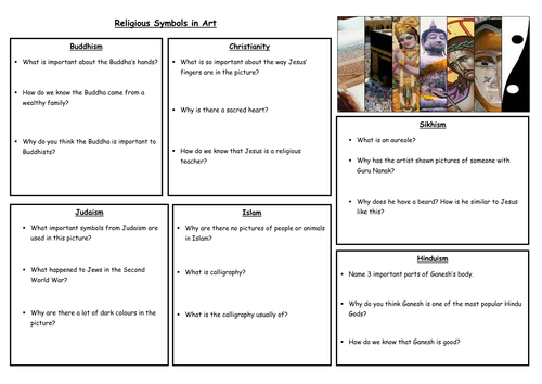 Symbolism in World Religious Art | Teaching Resources