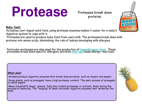 Enzymes in industry AQA B2 | Teaching Resources