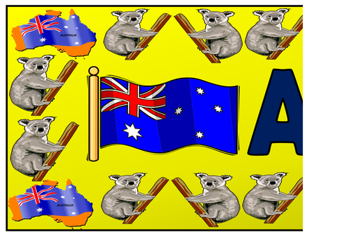 Flag of Australia Themed Pack and More... | Teaching Resources
