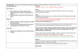 Did British Rule Benefit India? | Teaching Resources