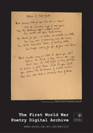 World War One Poetry Classroom Posters | Teaching Resources
