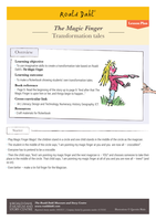 Roald Dahl's 'The Magic Finger' - Lesson Plan by Roald_Dahl - UK ...
