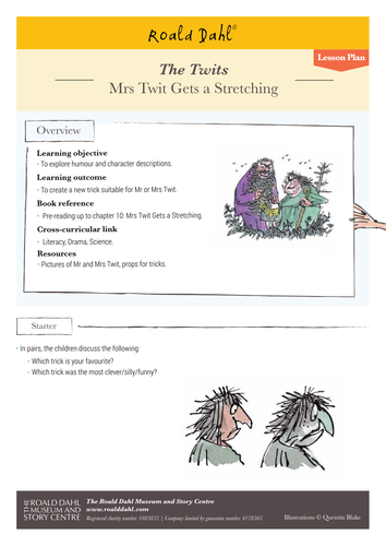 Roald Dahl's 'The Twits' - Lesson Plan | Teaching Resources
