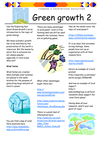 Green Growth 2 | Teaching Resources