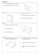 3D Coordinates | Teaching Resources