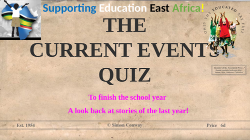 Fun weekly news quiz - updated every school week | Teaching Resources