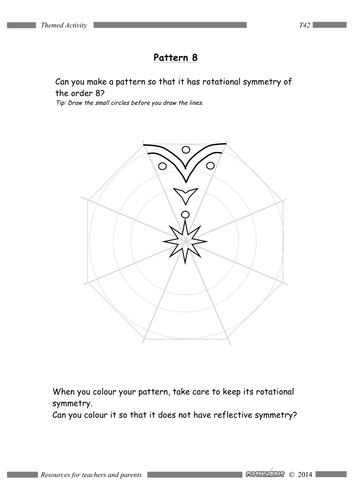 Reflective & rotational symmetry Rangoli inspired | Teaching Resources Reflective & rotational symmetry Rangoli inspired | Teaching Resources