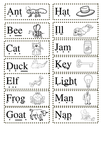 Word for each letter of the alphabet | Teaching Resources