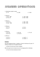 Add, subtract, multiply and divide | Teaching Resources