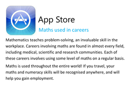 Maths in Careers Display | Teaching Resources