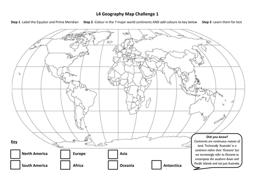 Map Challenges | Teaching Resources