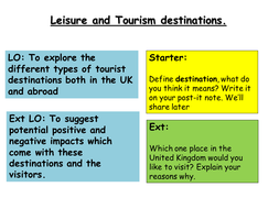 Destination types | Teaching Resources