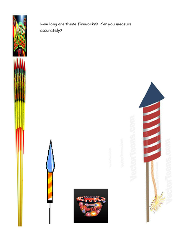 Firework Measuring Sheet | Teaching Resources