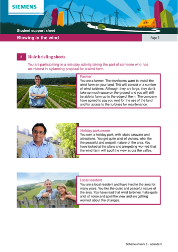 Wind Turbines Activity | Teaching Resources