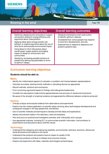 Wind Turbines Activity | Teaching Resources