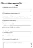 Seas and Coasts Reading Comprehensions | Teaching Resources