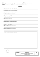 Seas and Coasts Reading Comprehensions - Resources - TES