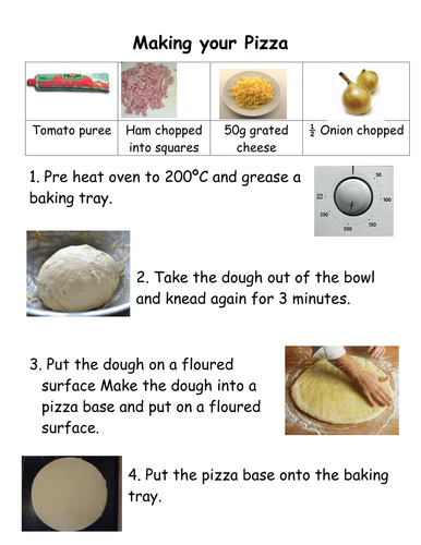 Pictorial Cooking Recipes | Teaching Resources