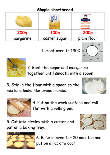 Pictorial Cooking Recipes by skybluedavid - Teaching Resources - TES
