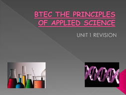 BTEC Principles of applied science | Teaching Resources