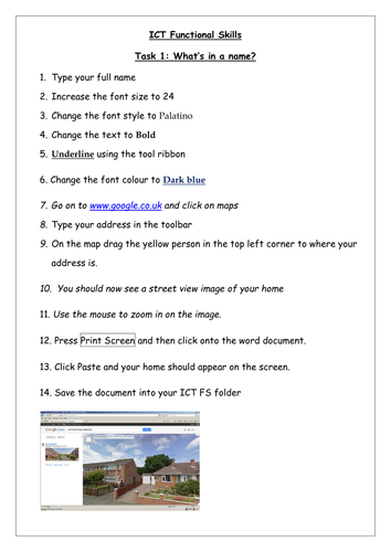 Ict Functional Skills Entry Level 3 Teaching Resources