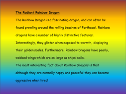 Character description/Information text | Teaching Resources