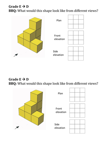 2D views of 3D Shapes | Teaching Resources