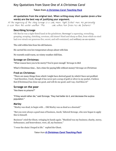 Getting Started with A Christmas Carol | Teaching Resources