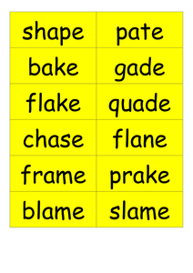 Sorting real and alien words by RachelGrafton - UK Teaching Resources - TES