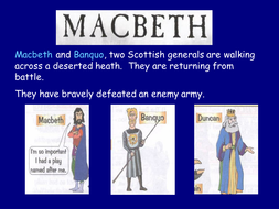 Macbeth plot | Teaching Resources