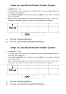 Discrete Random Variables Activities | Teaching Resources