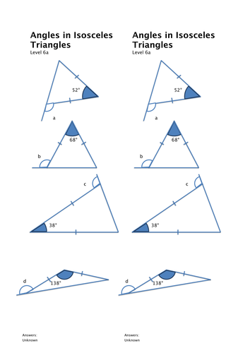 KS3 Angle Problems | Teaching Resources
