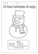 Un beau Bonhomme de Neige | Teaching Resources