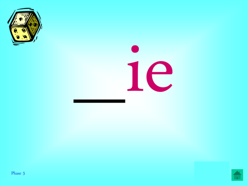 Phase 5: ie grapheme: cards, games, activities and presentation ...