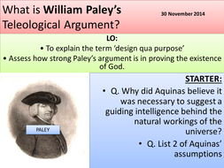 The Teleological Argument | Teaching Resources
