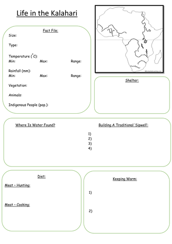 Life in the Kalahari | Teaching Resources