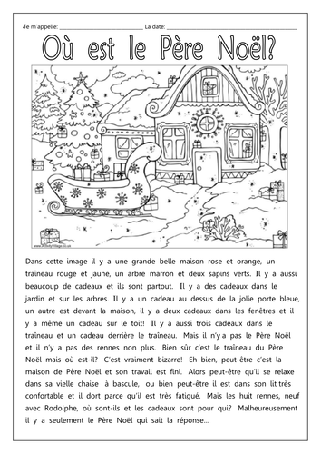 Où est le Père Noël? 2014 | Teaching Resources