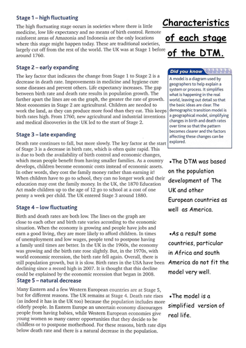 DTM, Population Pyramids & Population Management | Teaching Resources