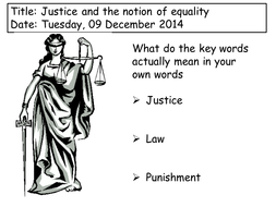 Underlying principles of justice | Teaching Resources