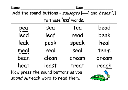 Phase 5: ea grapheme: cards, games, activities | Teaching Resources