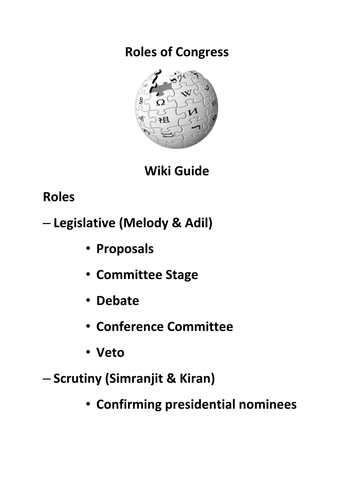 How effective is Congress? | Teaching Resources