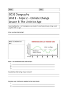 GCSE Geography B - Climate and Change | Teaching Resources