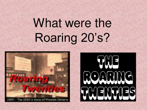 Roaring 20s Worksheets Roaring 20s Worksheets By 2nd Chance